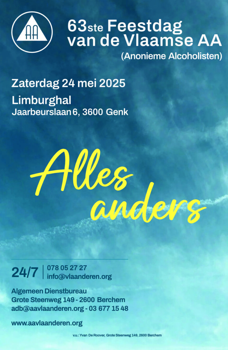 Feestdag AA 2025 – AA Vlaanderen