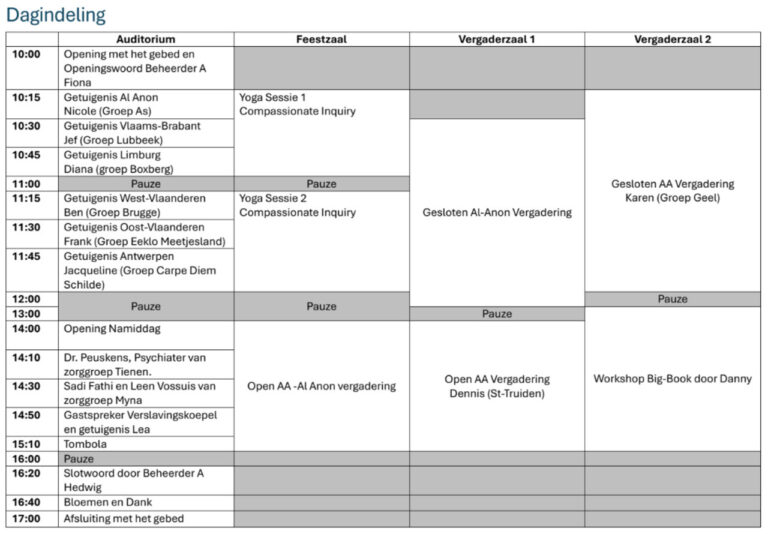 Feestdag AA 2025 – AA Vlaanderen